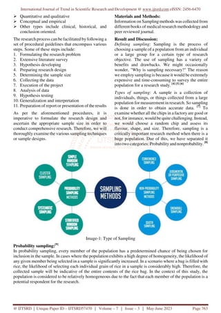 Sampling Methods in Research A Review | PDF