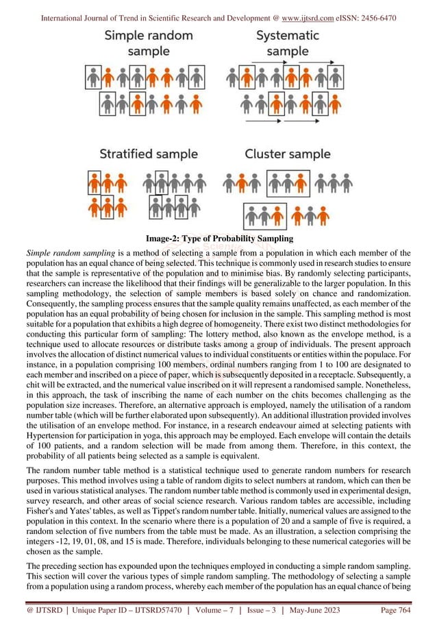 Sampling Methods in Research A Review | PDF