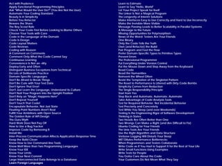 97 thingseveryprogrammershouldknow | PDF