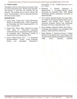 Top-K Dominating Queries on Incomplete Data with Priorities | PDF