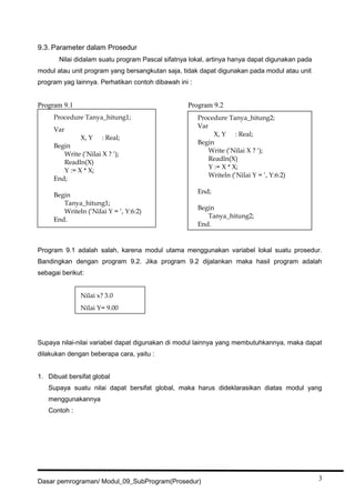 Dasar Pemrograman materi kuliah | DOC