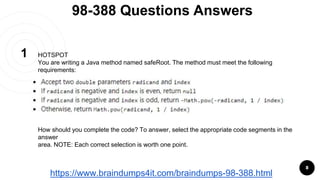 Microsoft 98-388 Exam Dumps Questions | PDF | Programming Languages | Computing