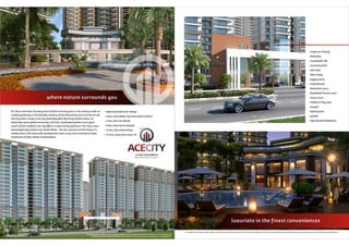 Ace City Brochure - noida estate | PDF