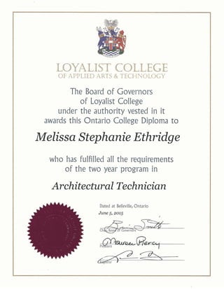 2 - Architectural Technician - Diploma | PDF