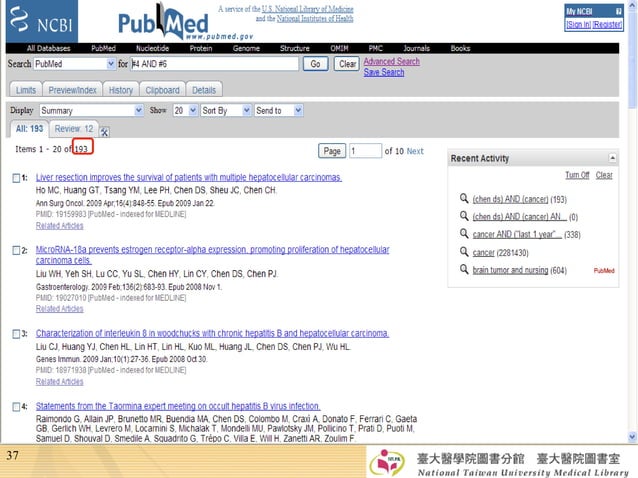 980924 Pubmed Preview | PPT
