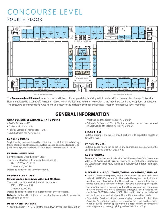 Hilton Anaheim FACT Sheet 2017 | PDF