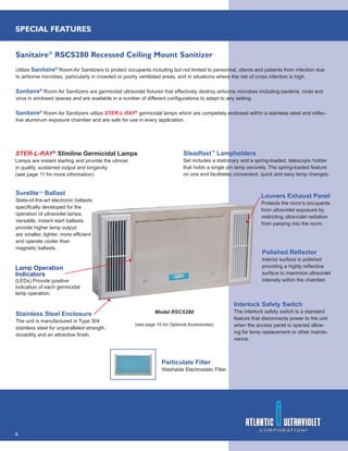 Sanitaire Room Air Sanitizer | PDF
