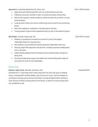 2Resume2016 | PDF