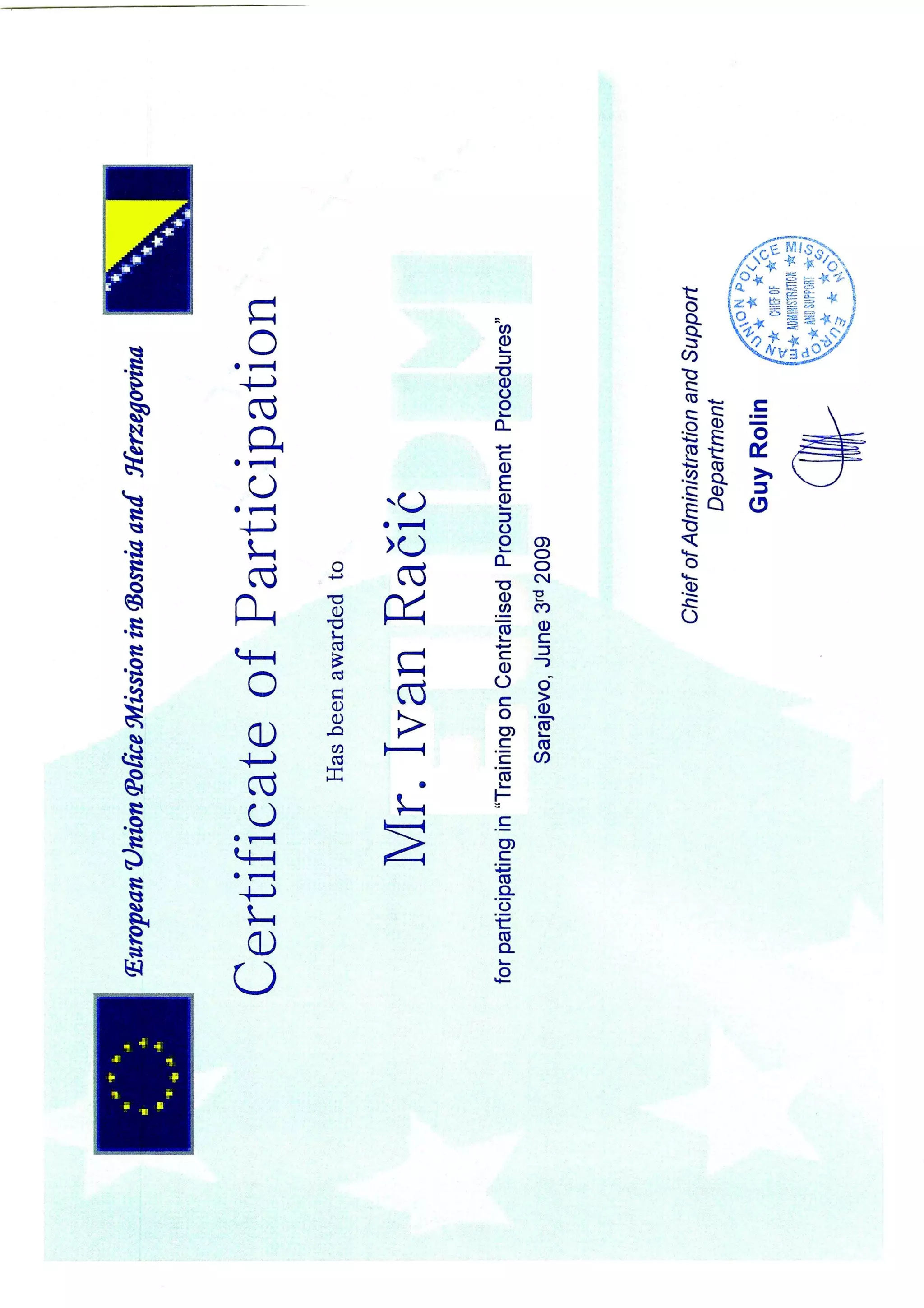 Ivan Racic_Attachment to CV | PDF