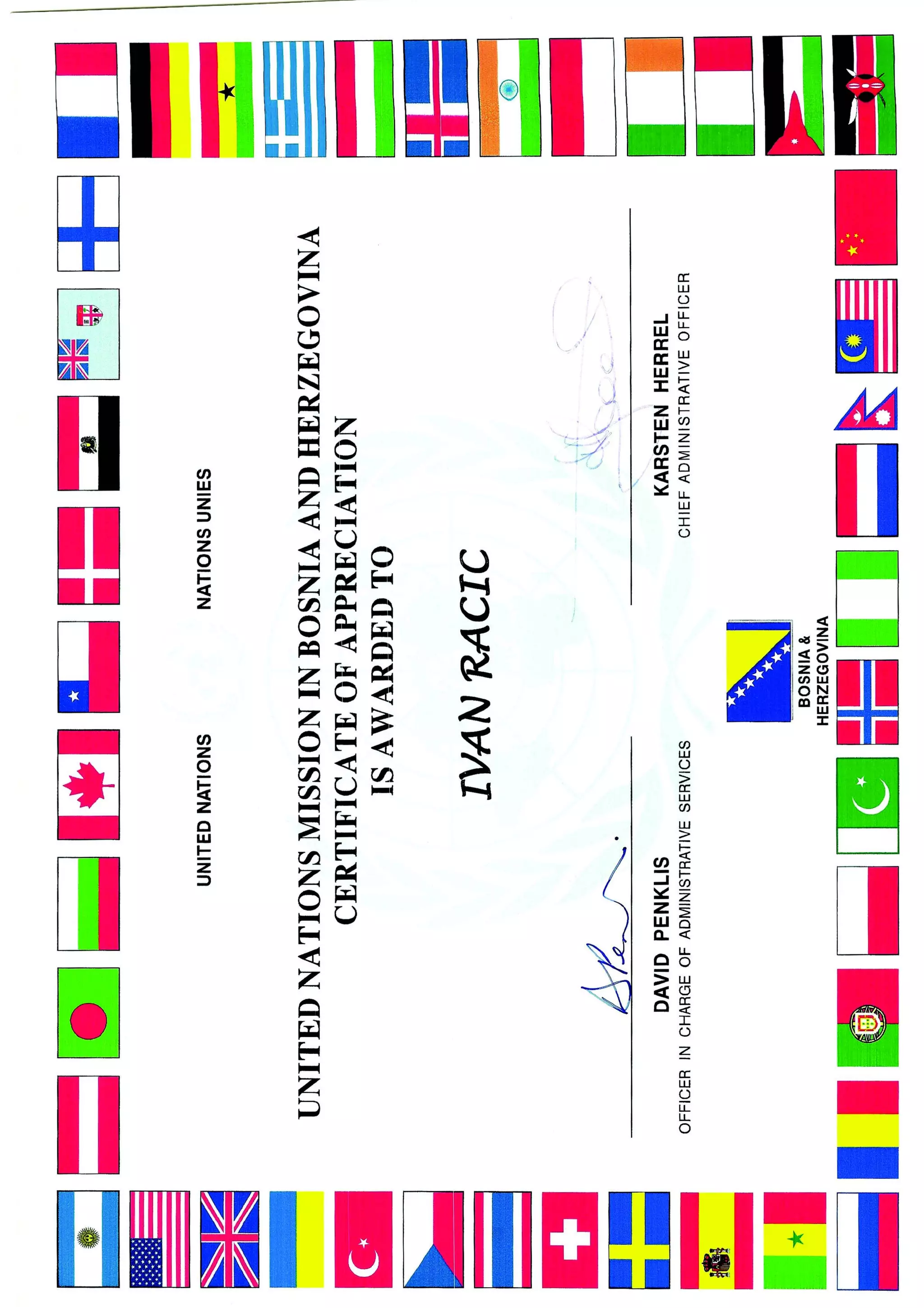 Ivan Racic_Attachment to CV | PDF