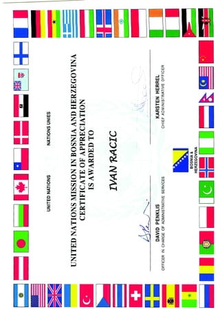 Ivan Racic_Attachment to CV | PDF