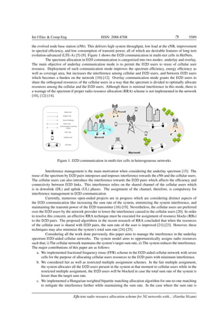 Efﬁcient radio resource allocation scheme for 5G networks with device-to-device communication ...
