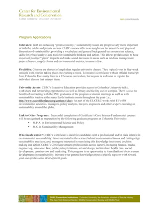 CERC certificate_Brochure_10_7_10 | PDF