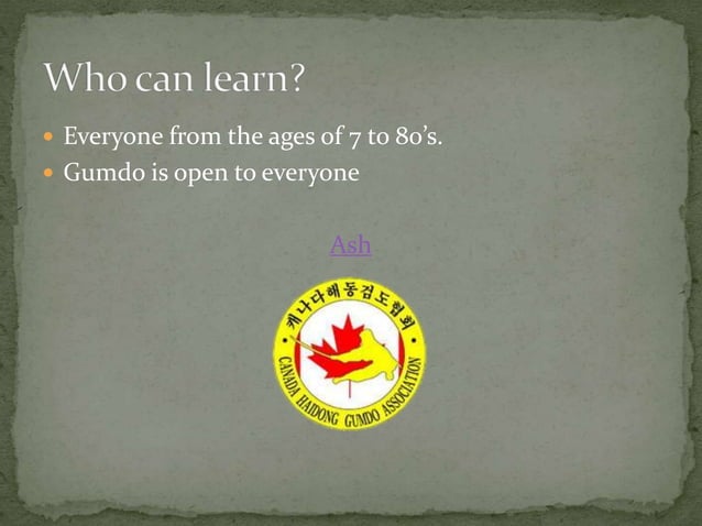 Haidong Gumdo | PPT