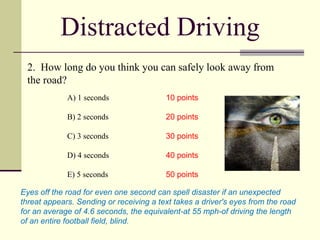 Distracted Driving Handouts | PPT