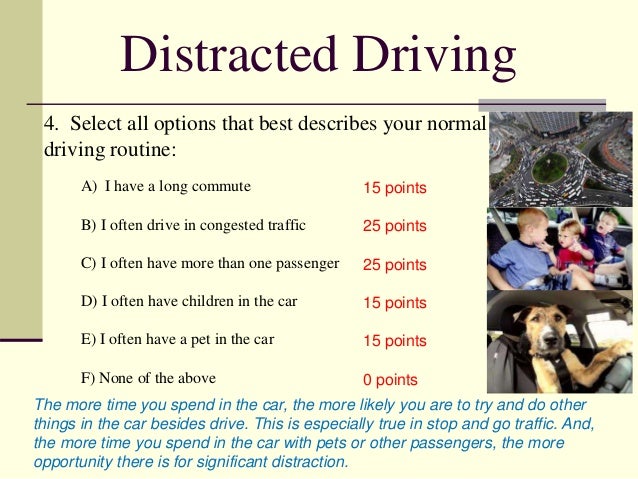 Distracted Driving Handouts