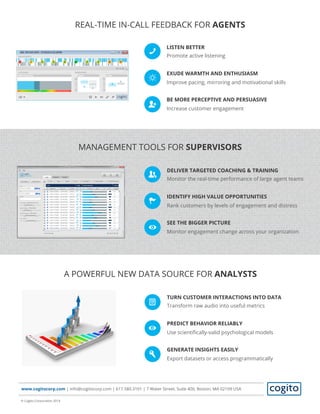 Cogito_Corporation_Sales_Sheet | PDF