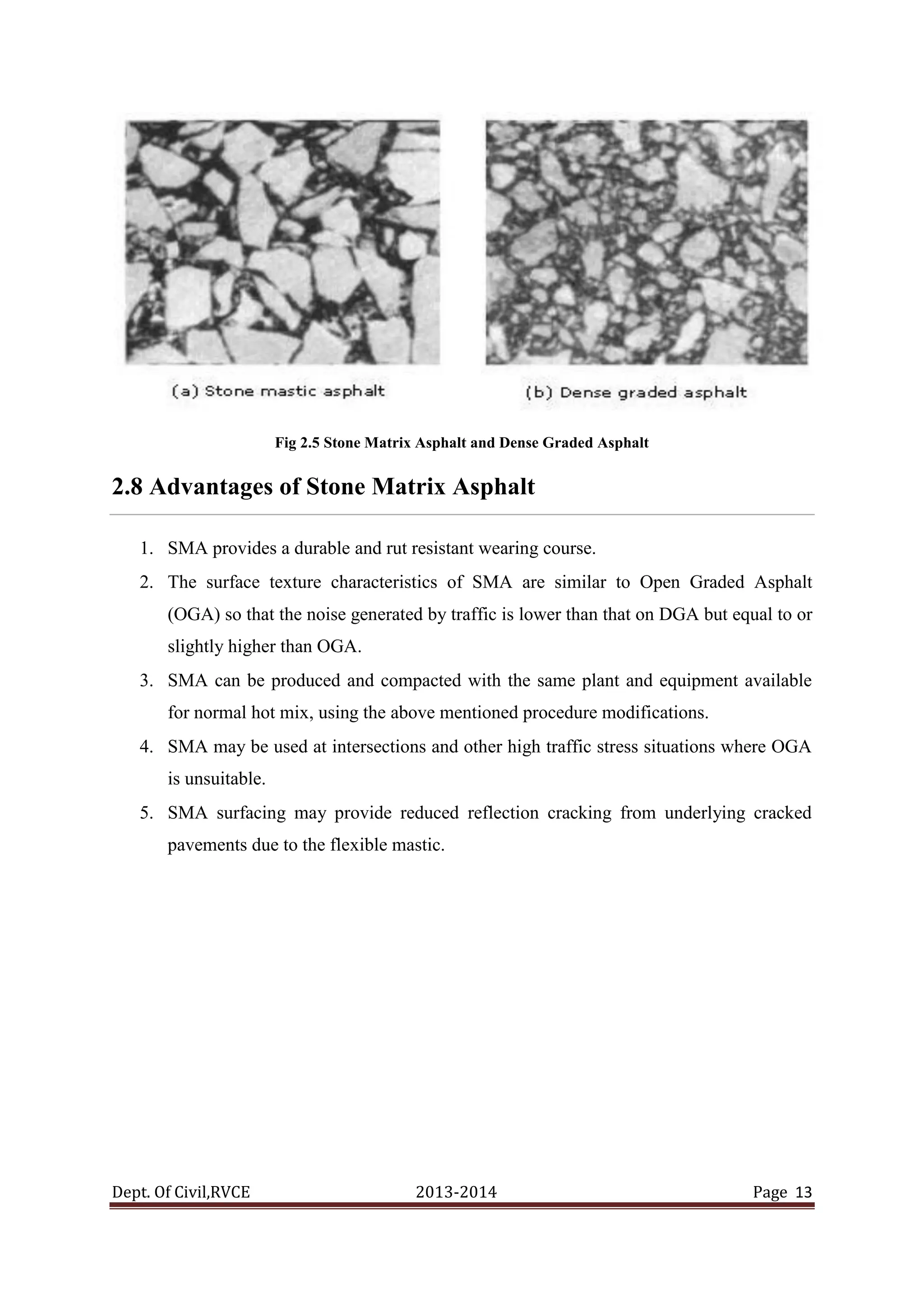 Performance studies on reclaimed asphalt SMA 2014 | PDF