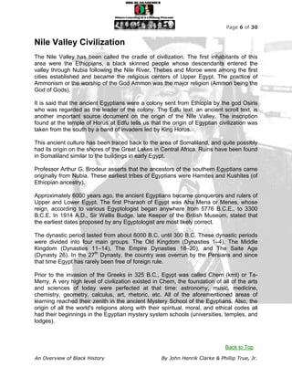 An Overview of Black History-Dr. John Henrik Clarke | PDF