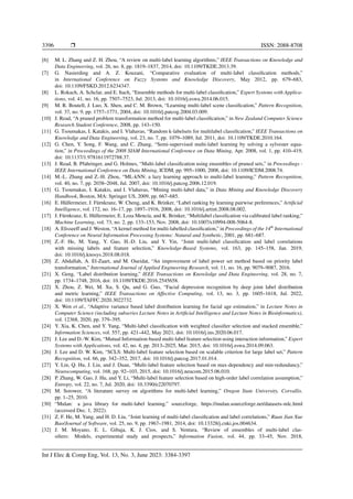Multi-label learning by extended multi-tier stacked ensemble method with label correlated ...