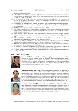 Multi-label learning by extended multi-tier stacked ensemble method with label correlated ...