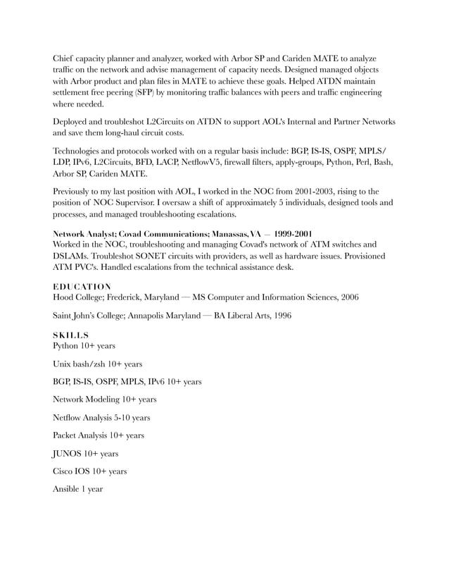 Peter Rubenstein Resume 2016 | PDF