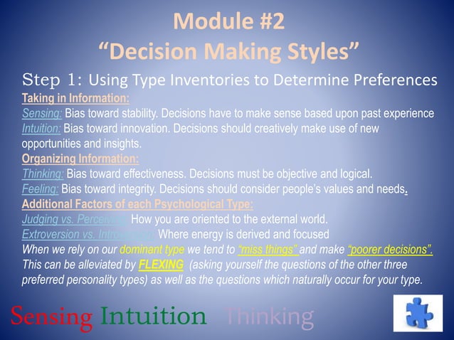 Decision Making Styles | PPTX