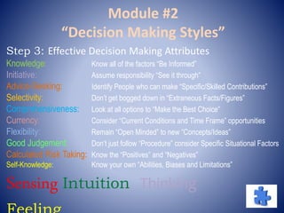Decision Making Styles | PPTX