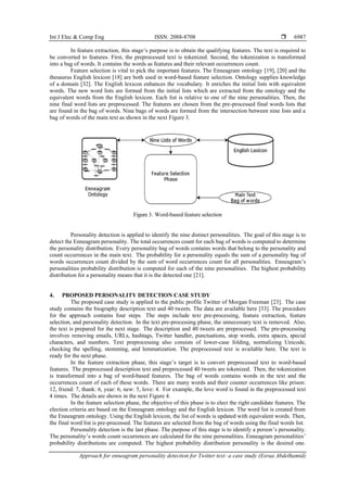 Approach for Enneagram personality detection for Twitter text: a case study | PDF