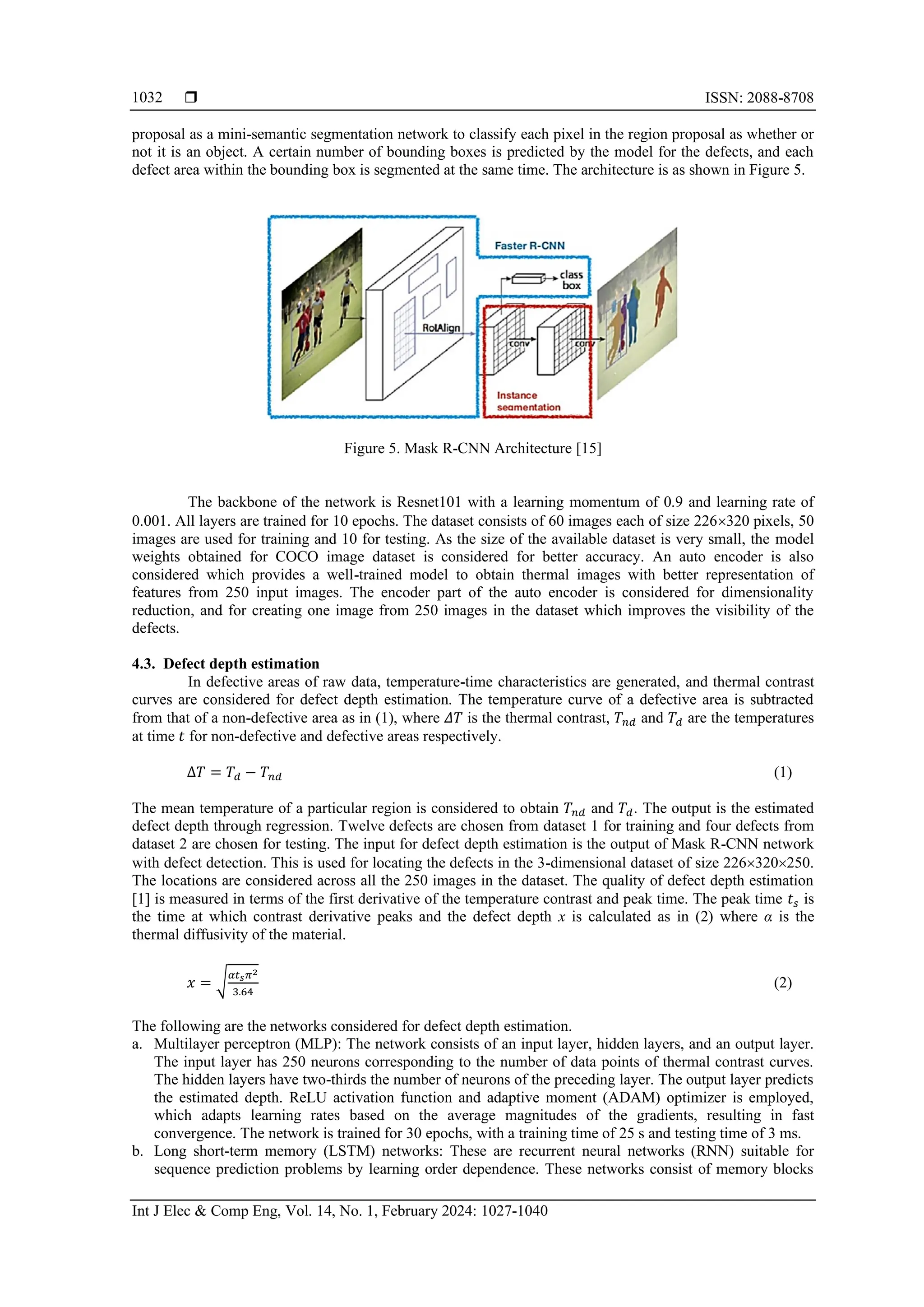 Deep Learning With Filtering For Defect Characterization In Pulsed