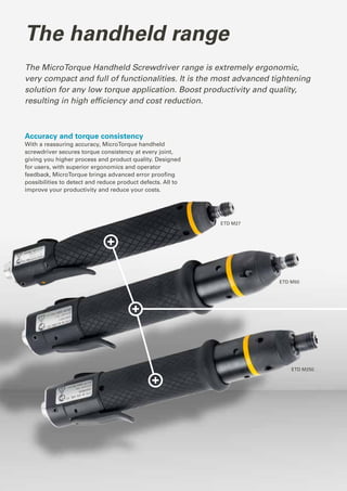 Microtorque Tightening - Smart Tools for the Smart Factory | PDF