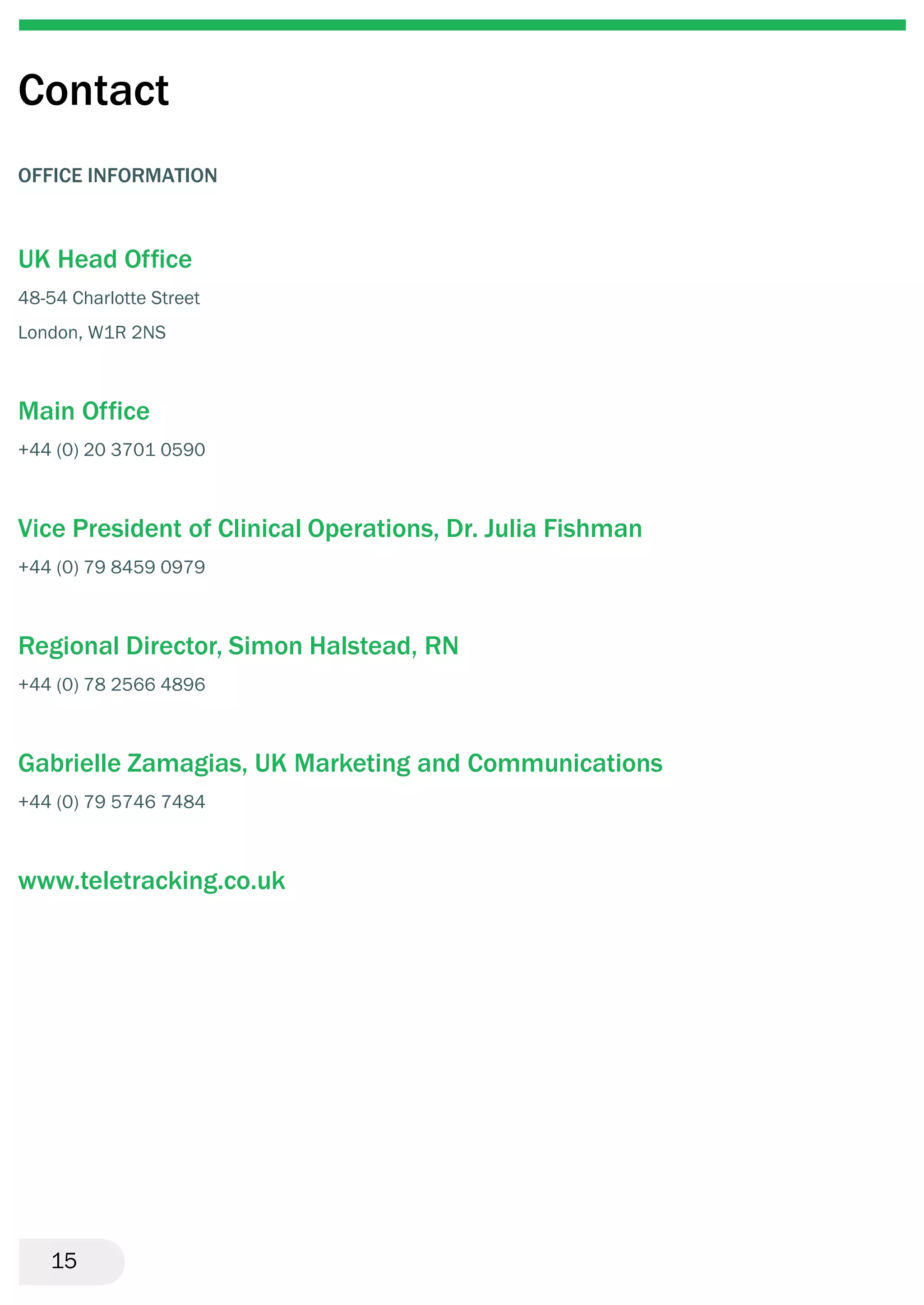 TeleTracking Overview Booklet | PDF