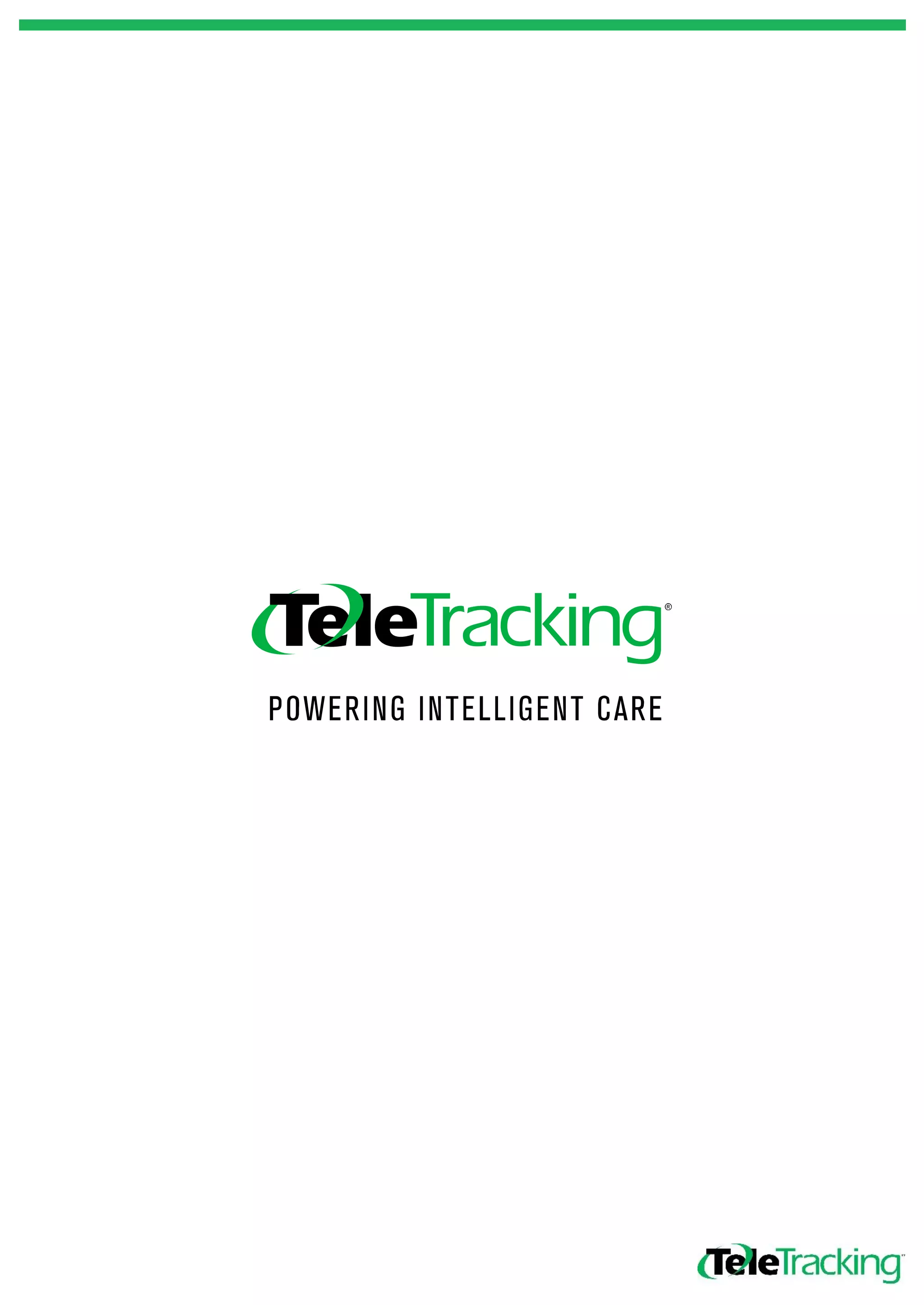 TeleTracking Overview Booklet | PDF