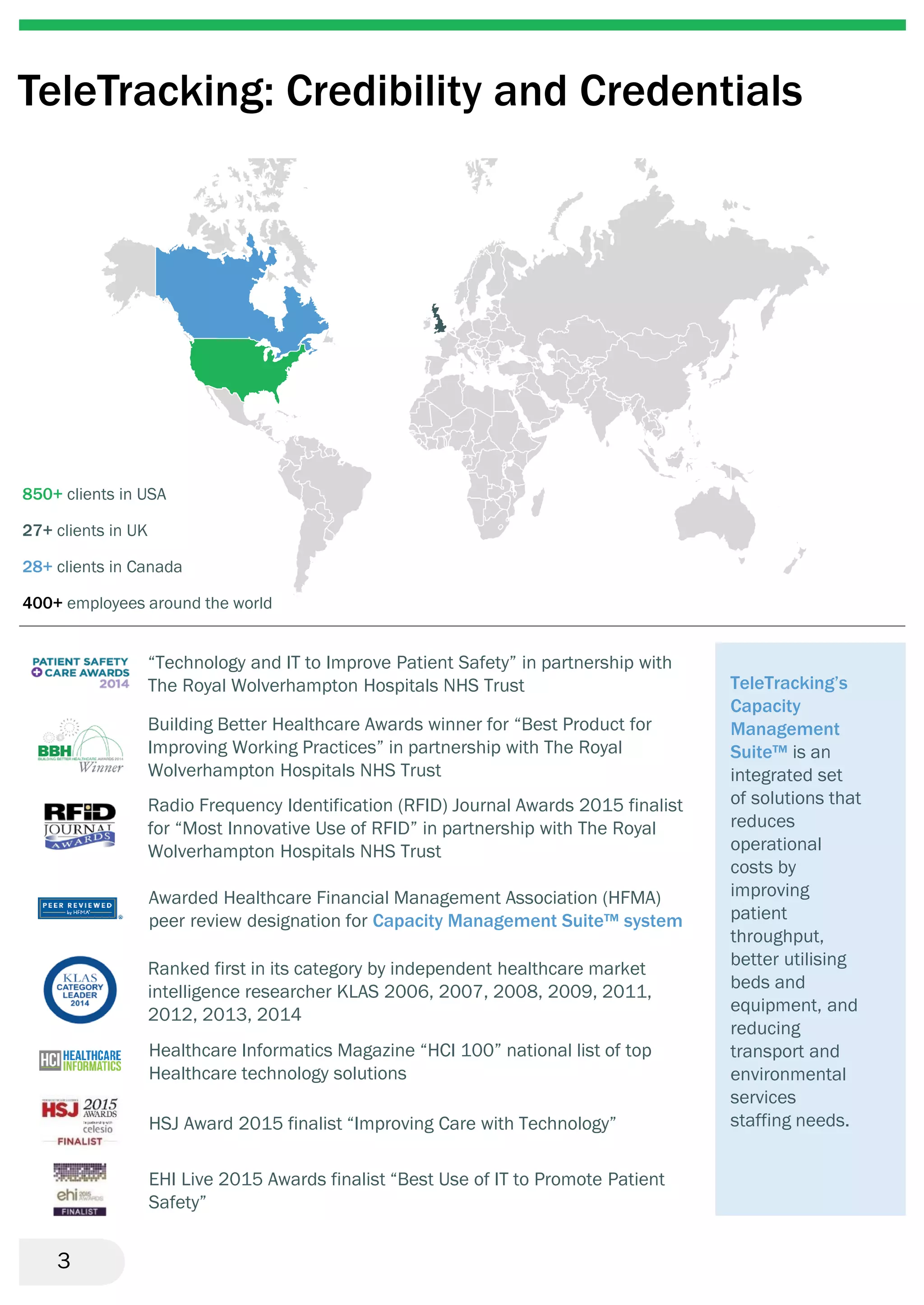 TeleTracking Overview Booklet | PDF