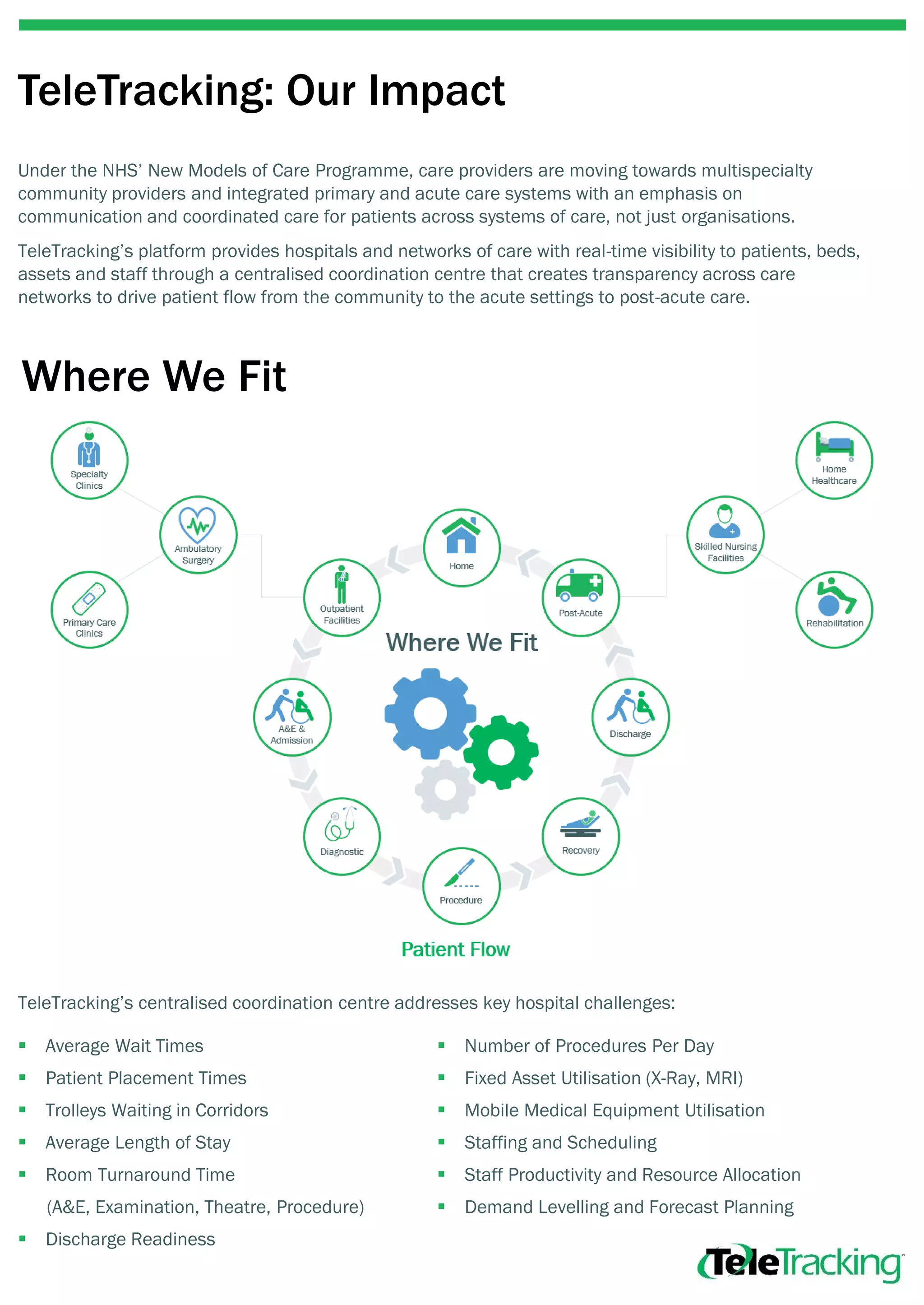 TeleTracking Overview Booklet | PDF