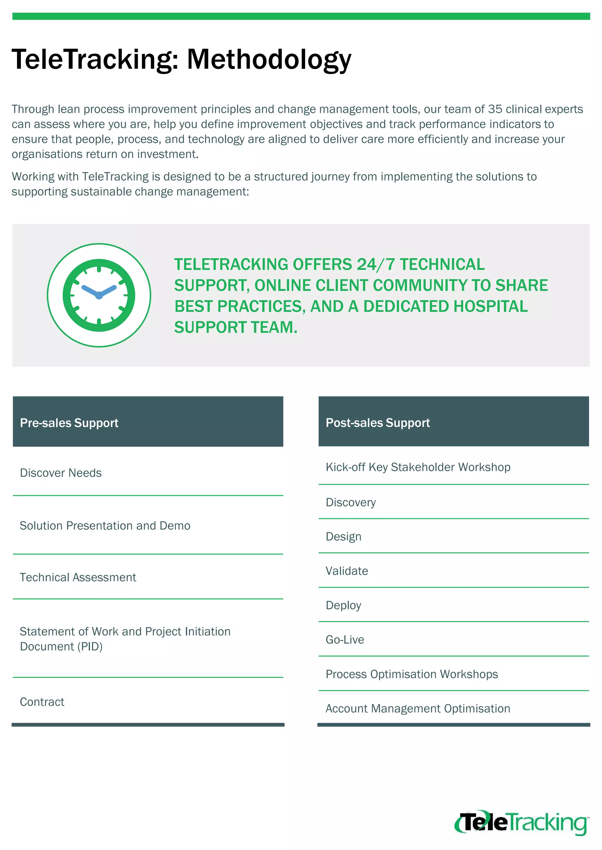 TeleTracking Overview Booklet | PDF | Healthcare Industry | Industries