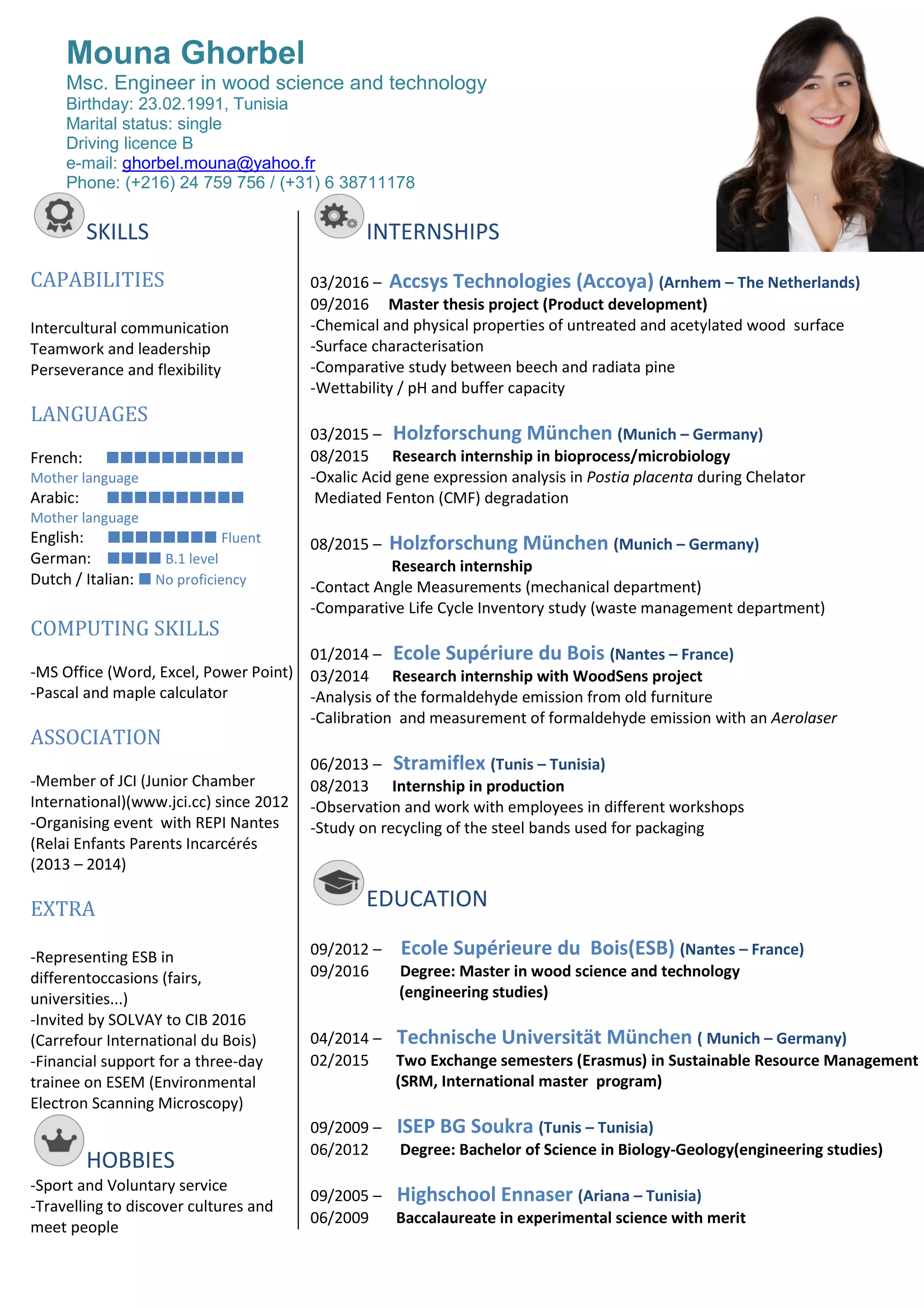 mouna_ghorbel_CV_English | PDF