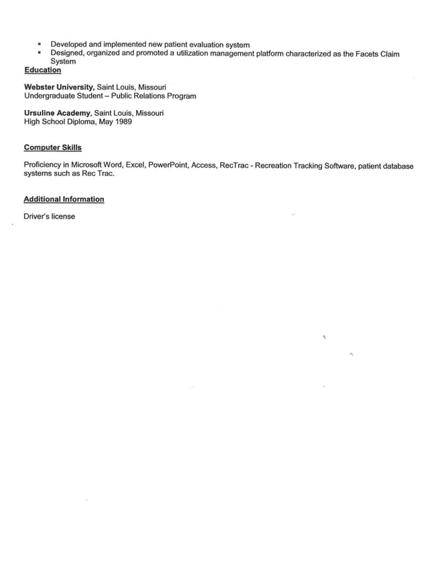 Sally.Nahmensen resume | PDF