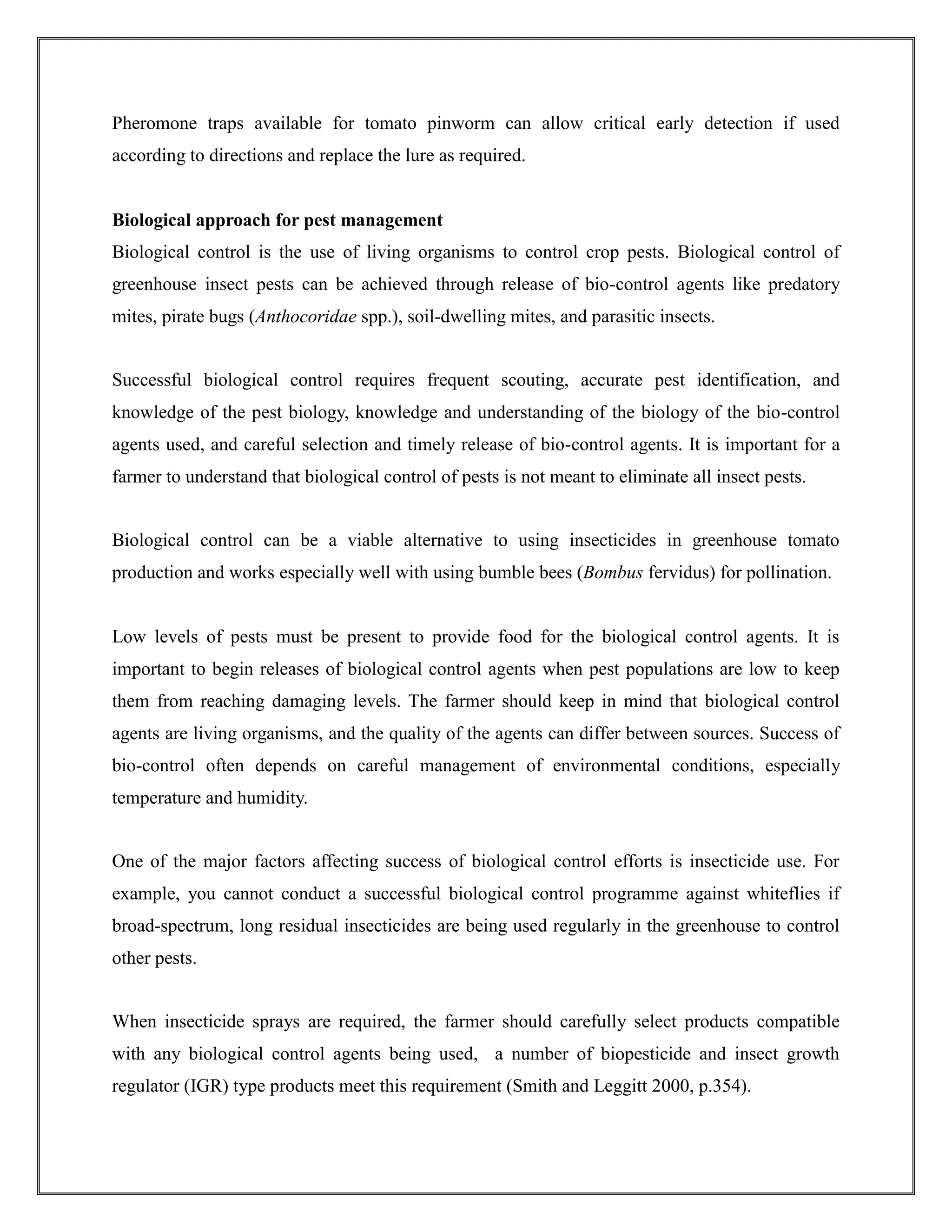 Integrated Pest Management | PDF