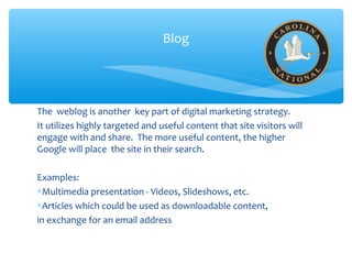 CN Digital Marketing Plan 2015 | PPT