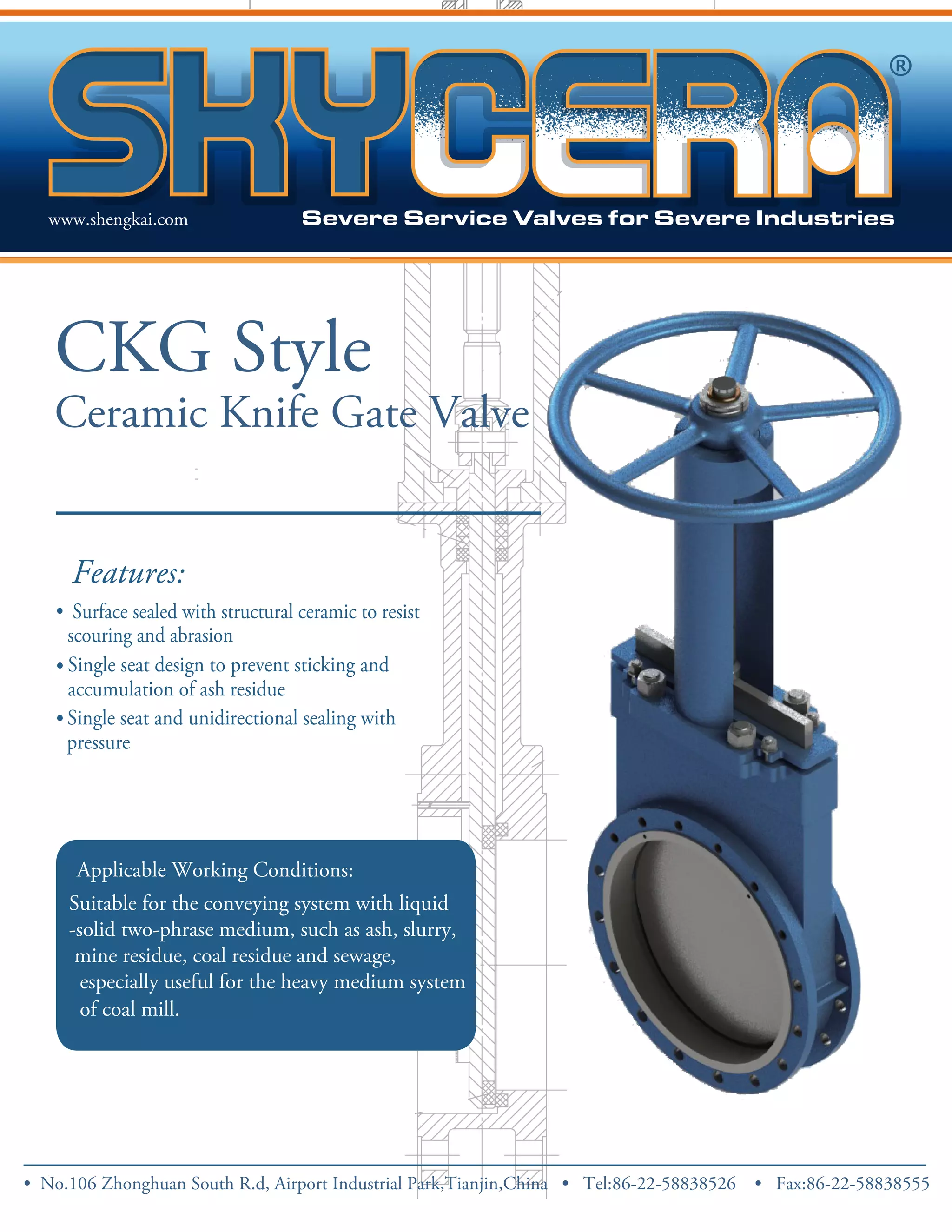 CKG - Ceramic Knife Gate Valve | PDF