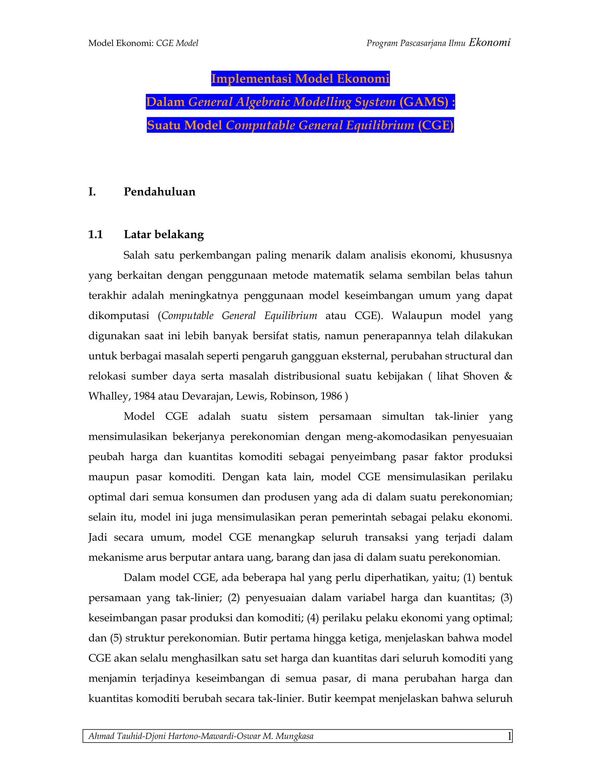 implementasi-model-ekonomi-dalam-general-algebraic-modelling-system ...