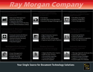 RMC Capabilities Overview with Contact Info | PPT