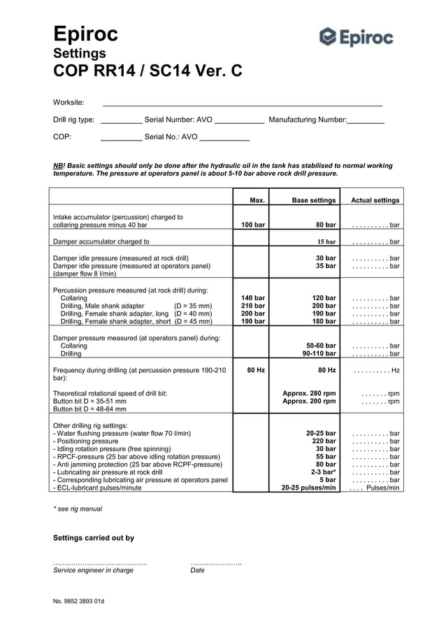 9852 3893 01d settings cop rr14 sc14 ver. c | PDF