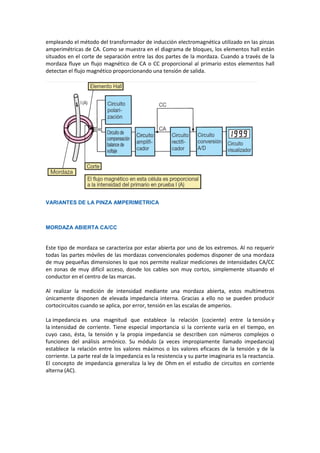 que-es-una-pinza-amperimetrica | PDF