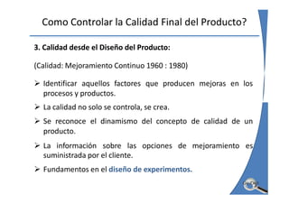 Control Estadistico de la calidad | PDF