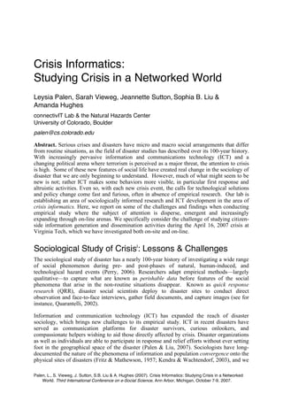palen-crisisinformatics | PDF