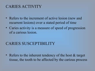 Caries Activity test - saliva - dental ... | PPT