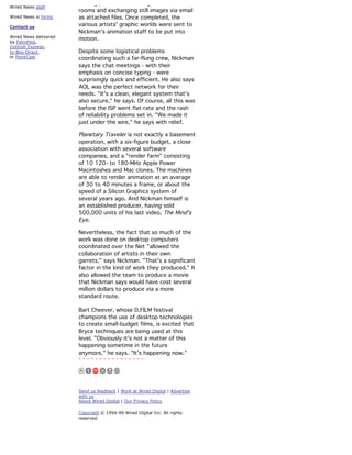 Culture News from Wired News | PDF | Computer Animation | Computer ...