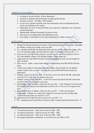 Final Resume Harish | PDF